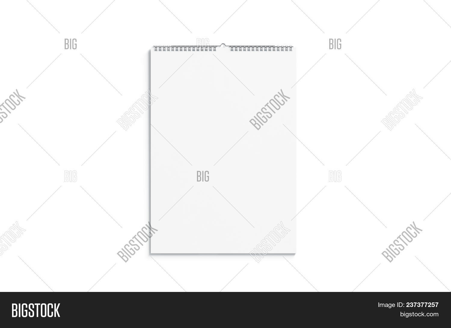 Blank White Calendar Image & Photo (Free Trial) | Bigstock