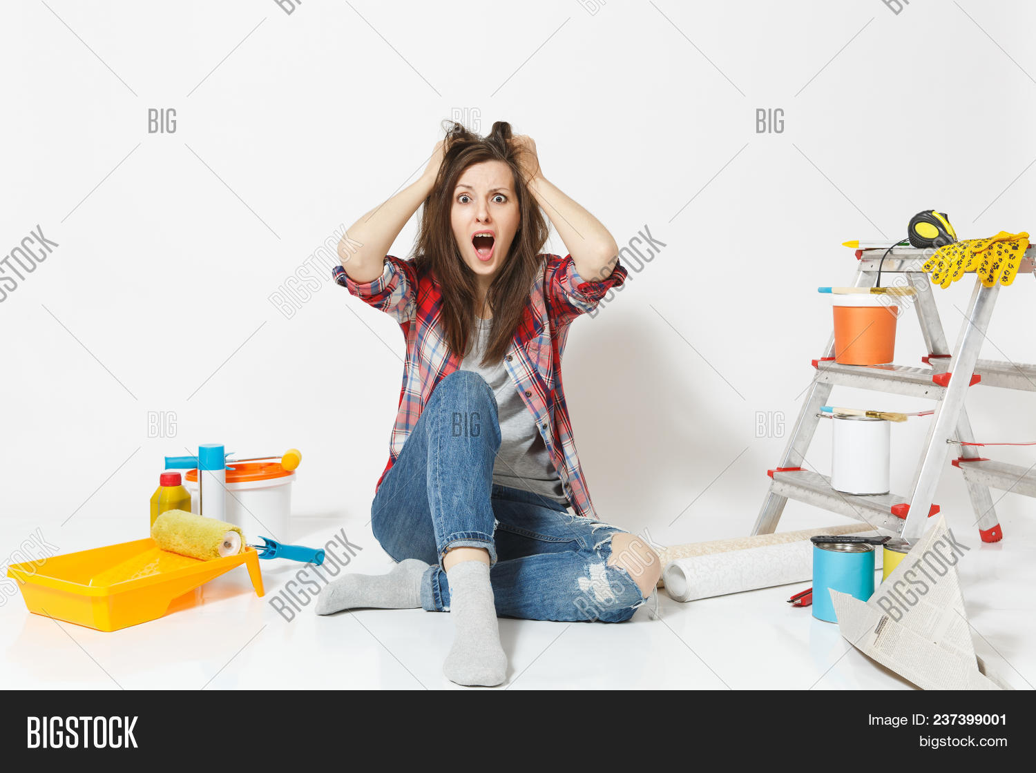 Confused Screaming Mad Image & Photo (Free Trial) | Bigstock