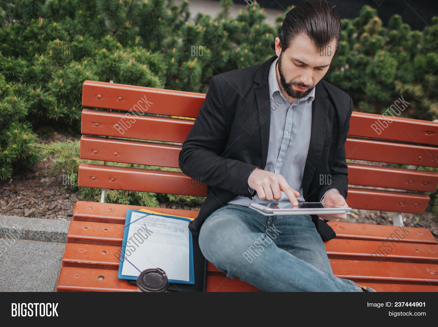 Busy Man Hurry, He Image & Photo (Free Trial) | Bigstock