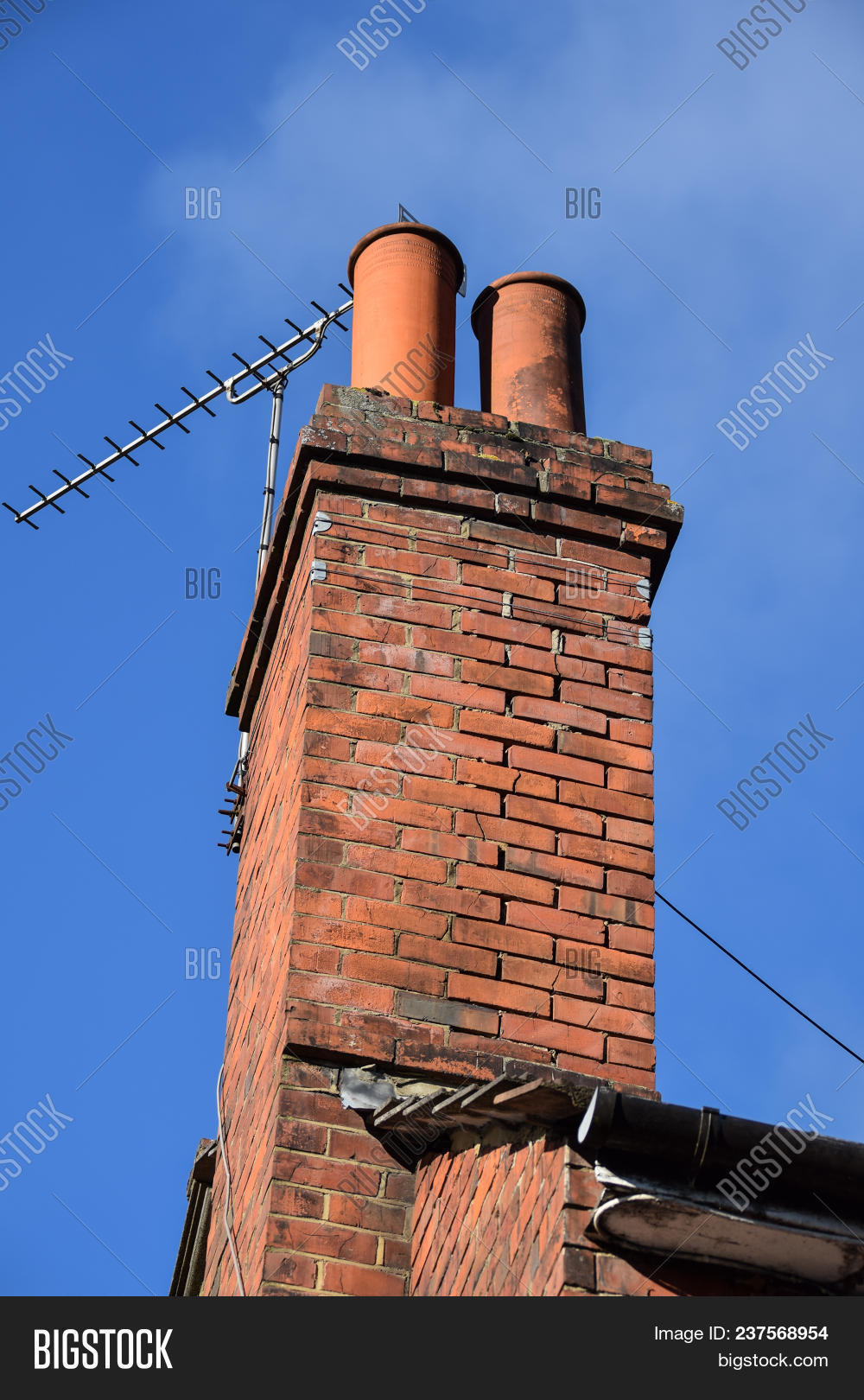 Chimney Stack Two Pots Image & Photo (Free Trial) | Bigstock