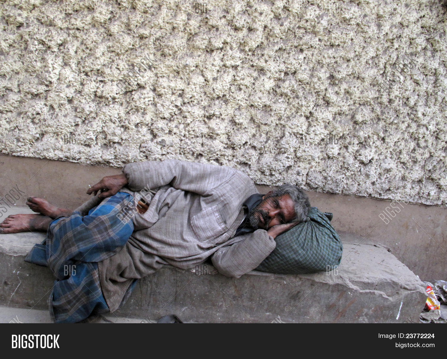 Sleeping On Streets Image & Photo (Free Trial) | Bigstock