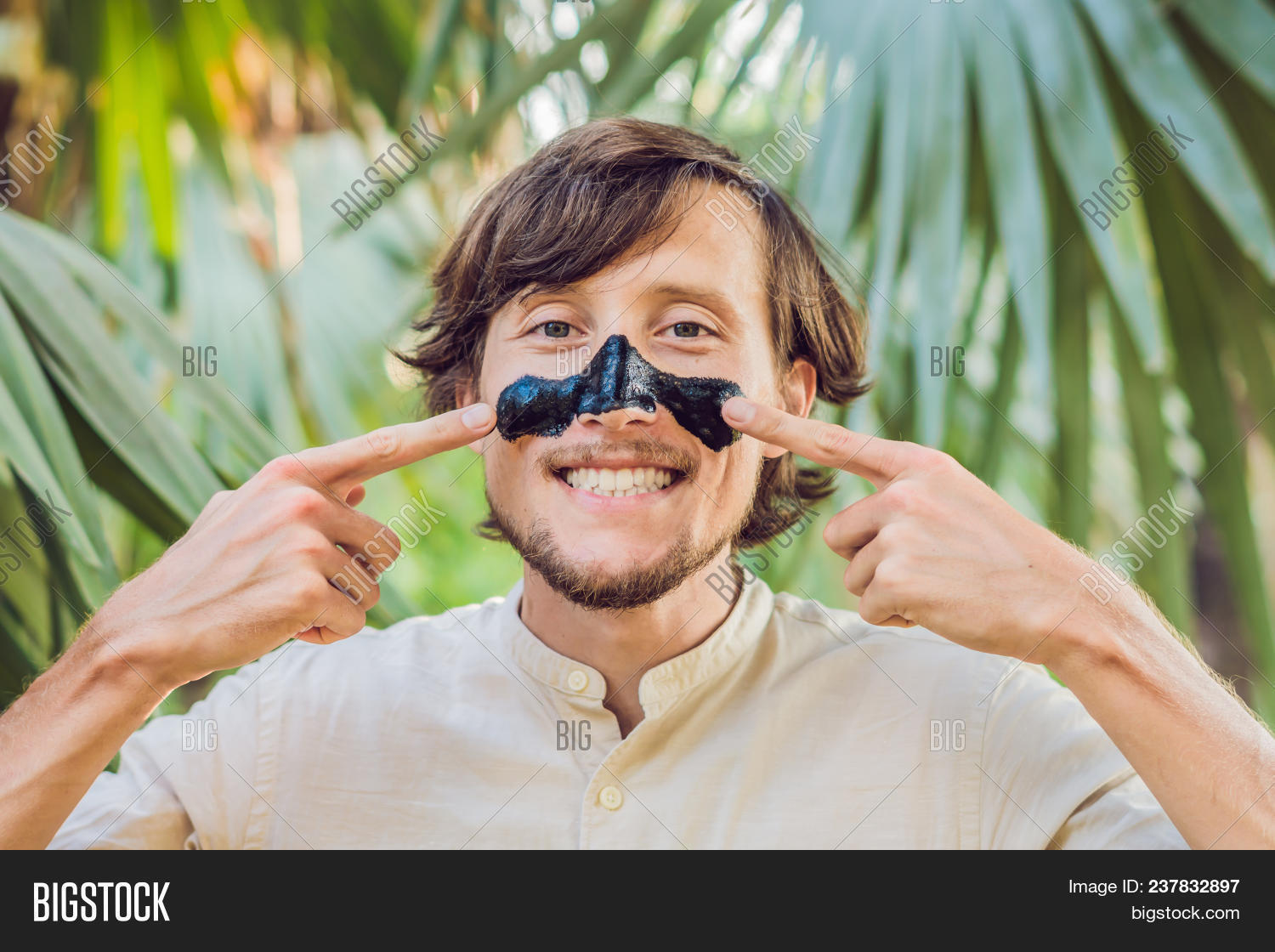 Happy Man Black Mask Image & Photo (Free Trial) | Bigstock