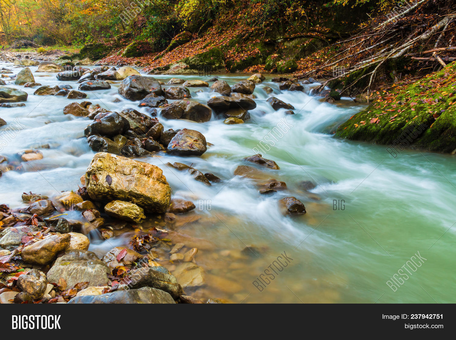 Motion Blurred Rapids Image & Photo (Free Trial) | Bigstock