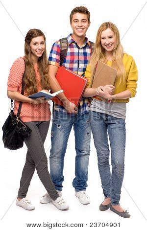 Students Holding Books Image & Photo (Free Trial) | Bigstock