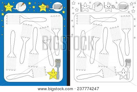 Preschool Worksheet Vector & Photo (Free Trial) | Bigstock
