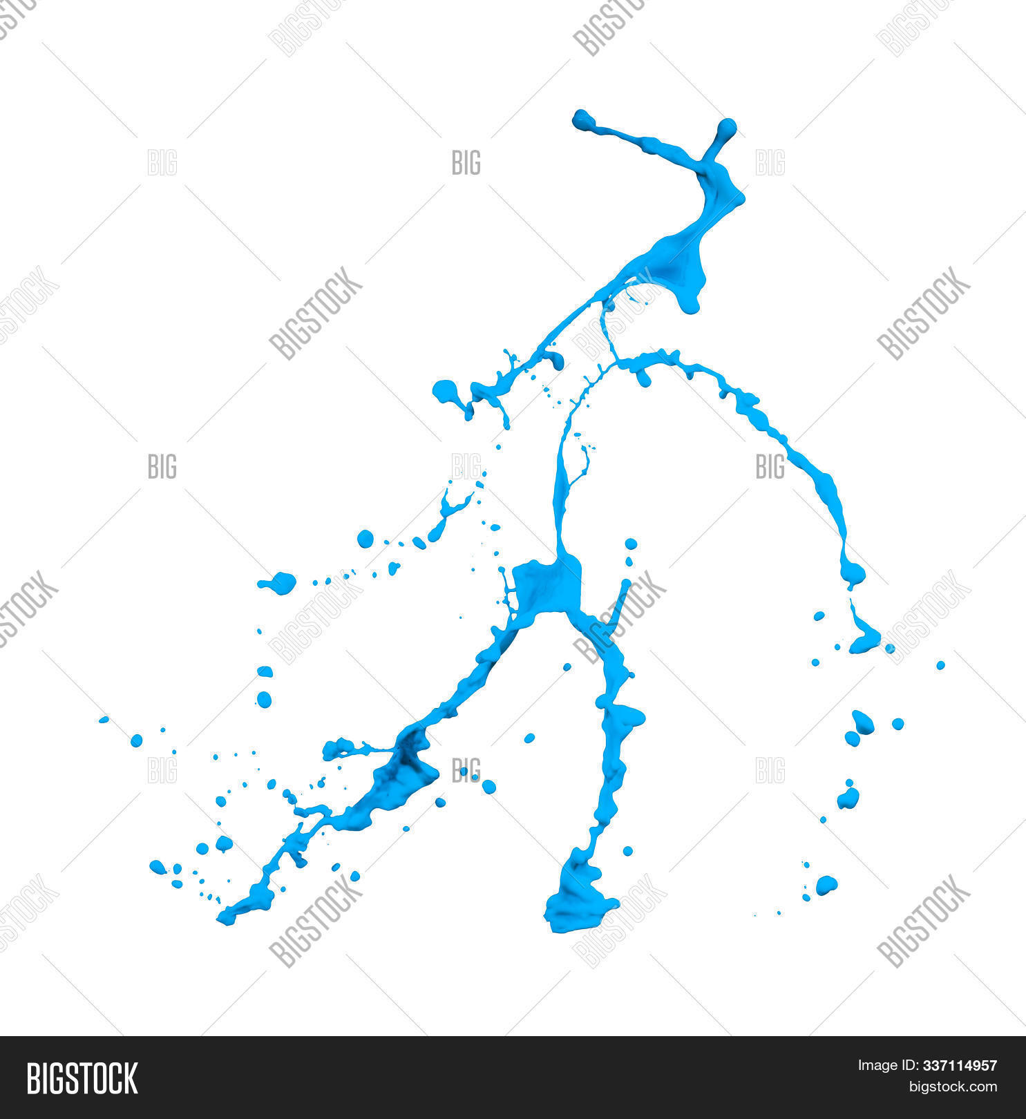 Blue Paint Splash Image & Photo (Free Trial) | Bigstock