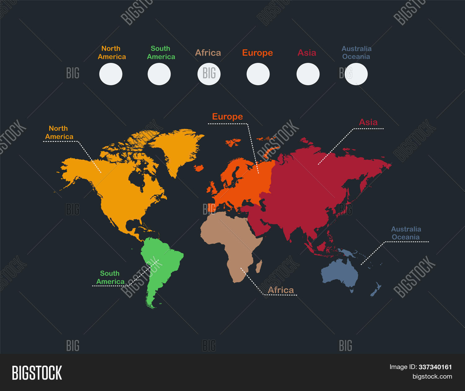 world printable map continents