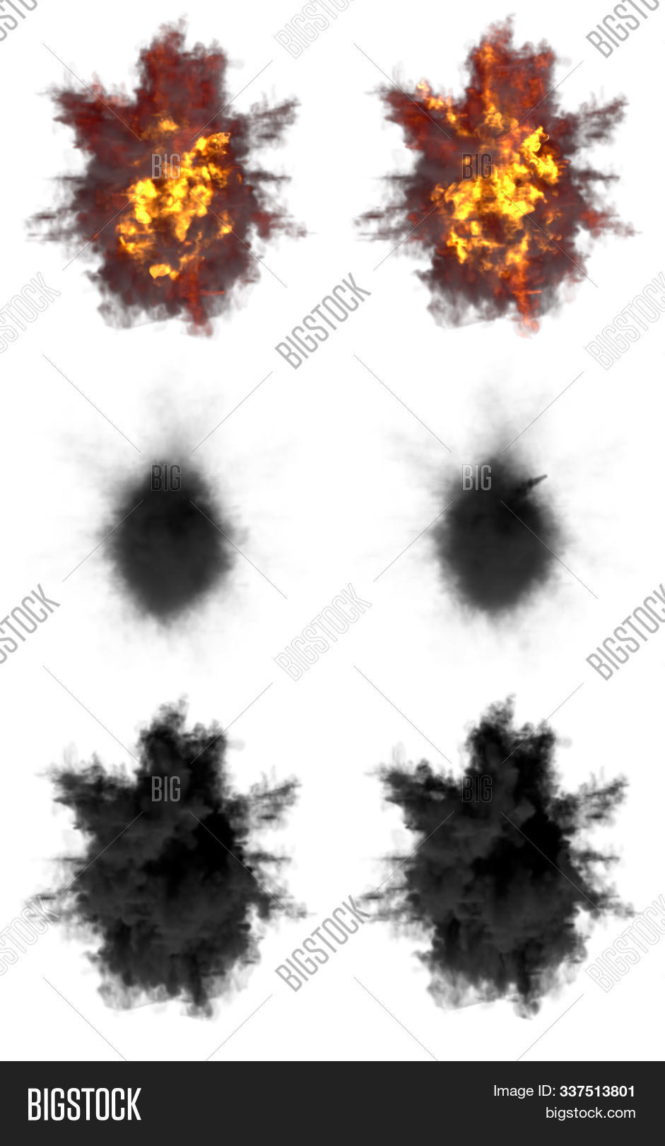 6 Round Explosions Image & Photo (Free Trial) | Bigstock