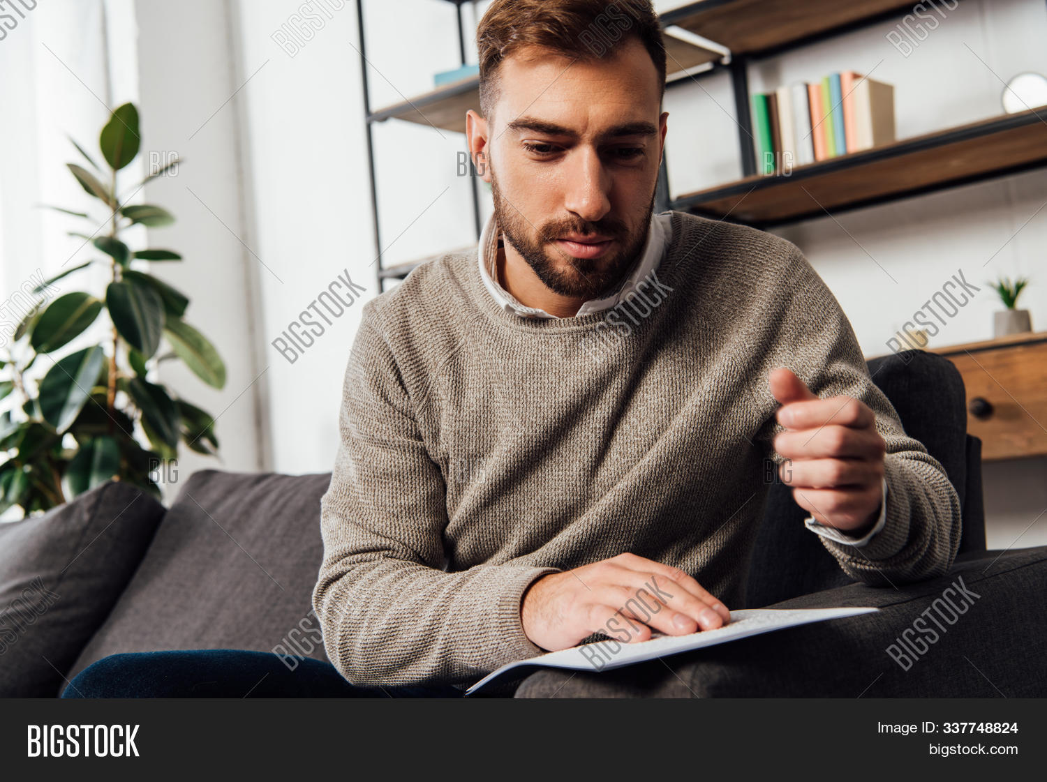 Visually Impaired Man Image & Photo (Free Trial) | Bigstock