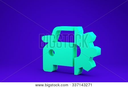 Green Car Service Icon Image & Photo (Free Trial) | Bigstock