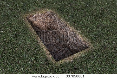 Open Empty Grave Dug Image & Photo (Free Trial) | Bigstock