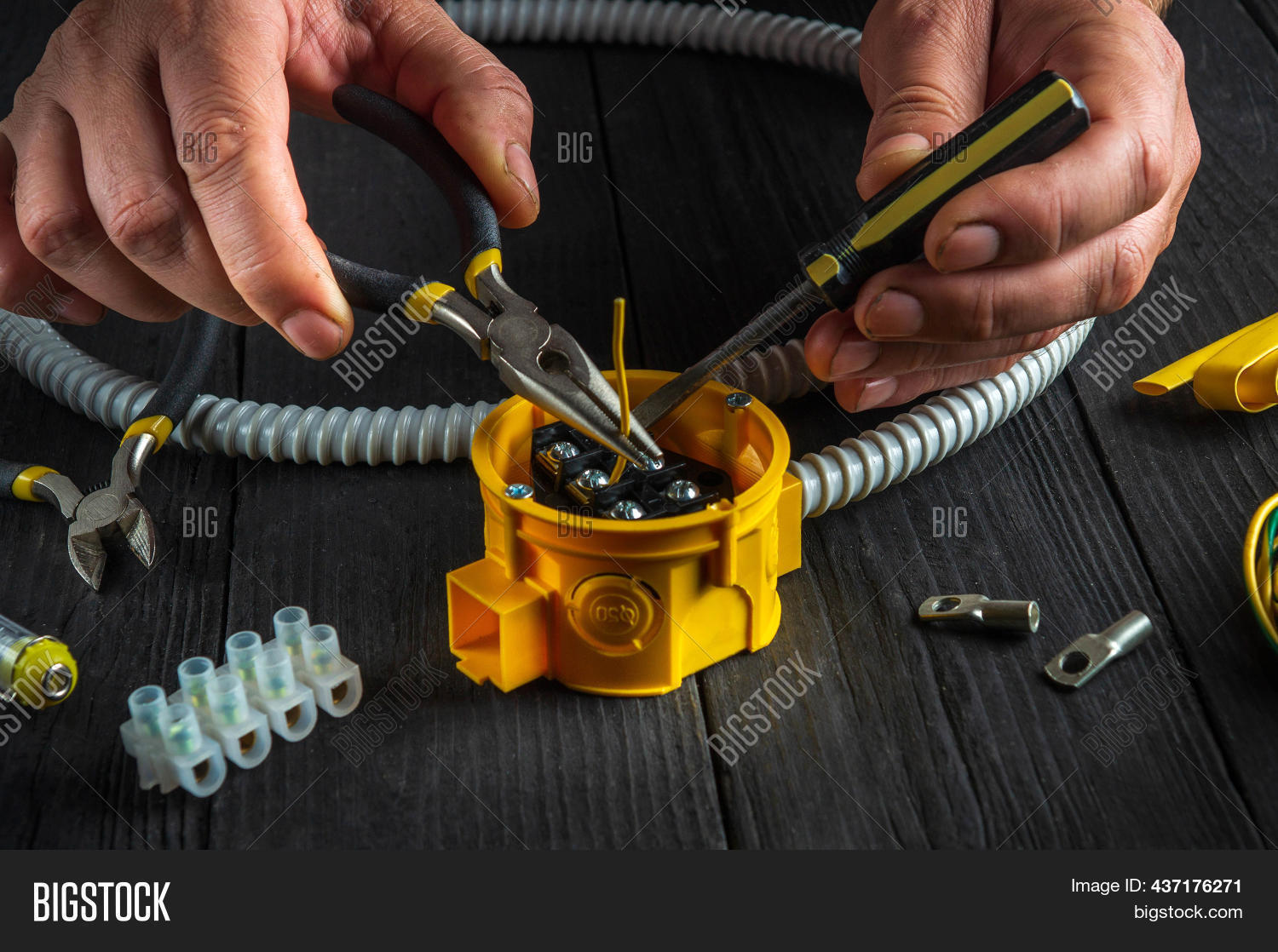 Installing Cable Wire Image & Photo (Free Trial) | Bigstock