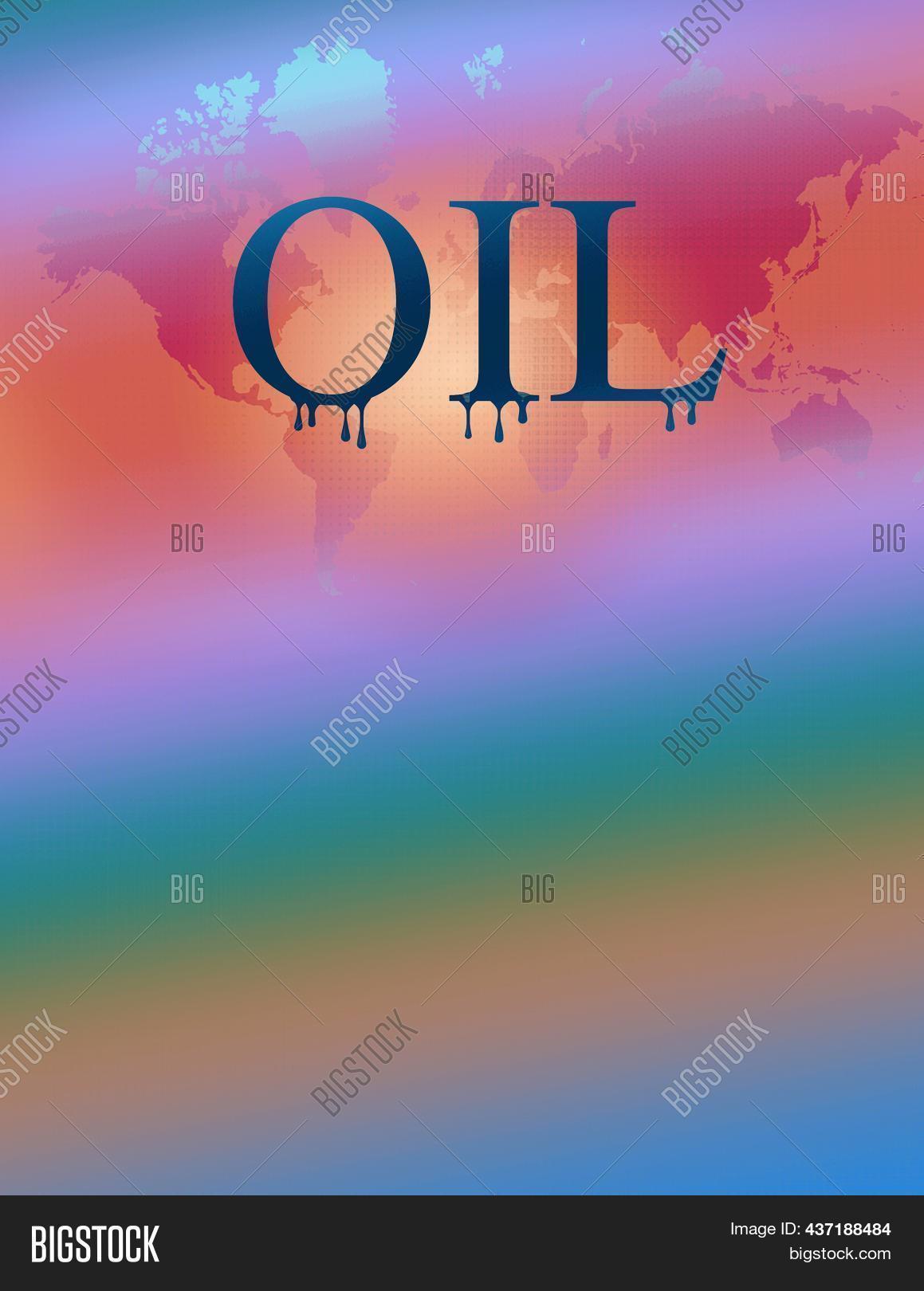 Oil World Map. 3D Image & Photo (Free Trial) | Bigstock