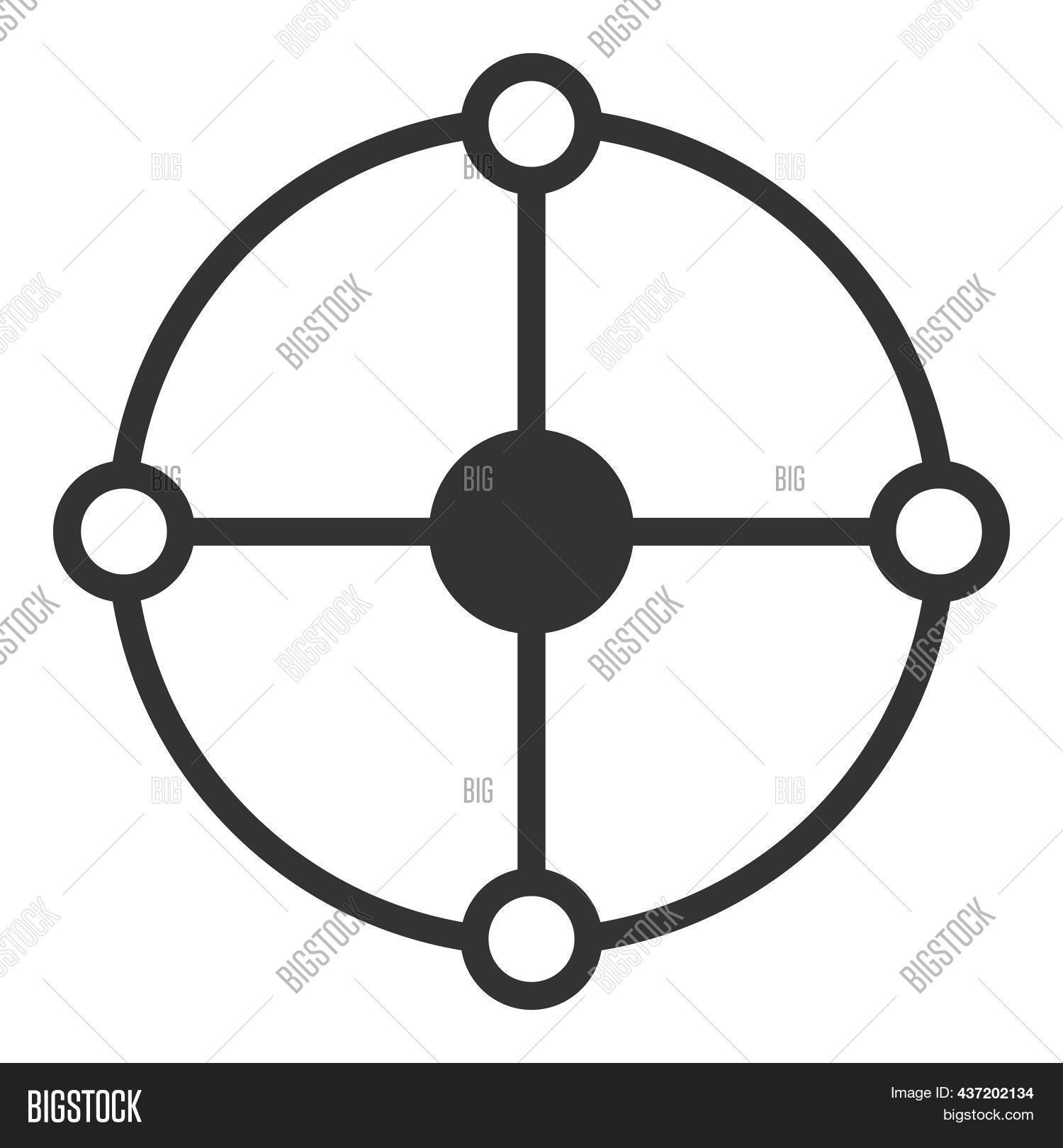 Circle Grid Node Icon Image & Photo (Free Trial) | Bigstock