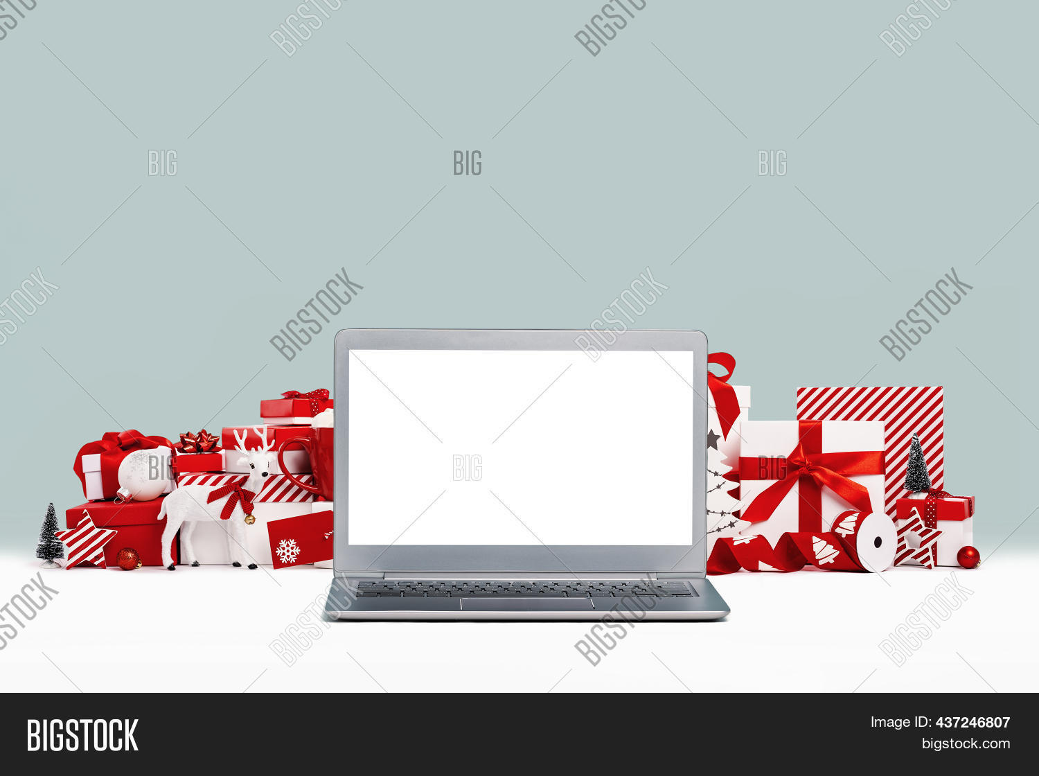 Front View Laptop Image & Photo (Free Trial) | Bigstock