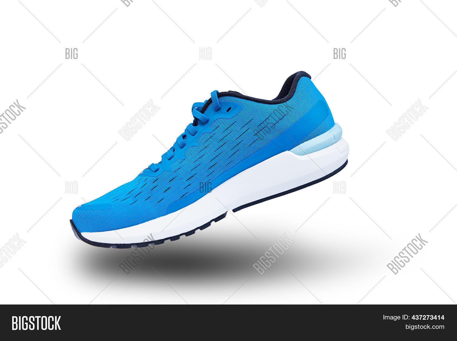 Blue Running Sneaker Image & Photo (Free Trial) | Bigstock