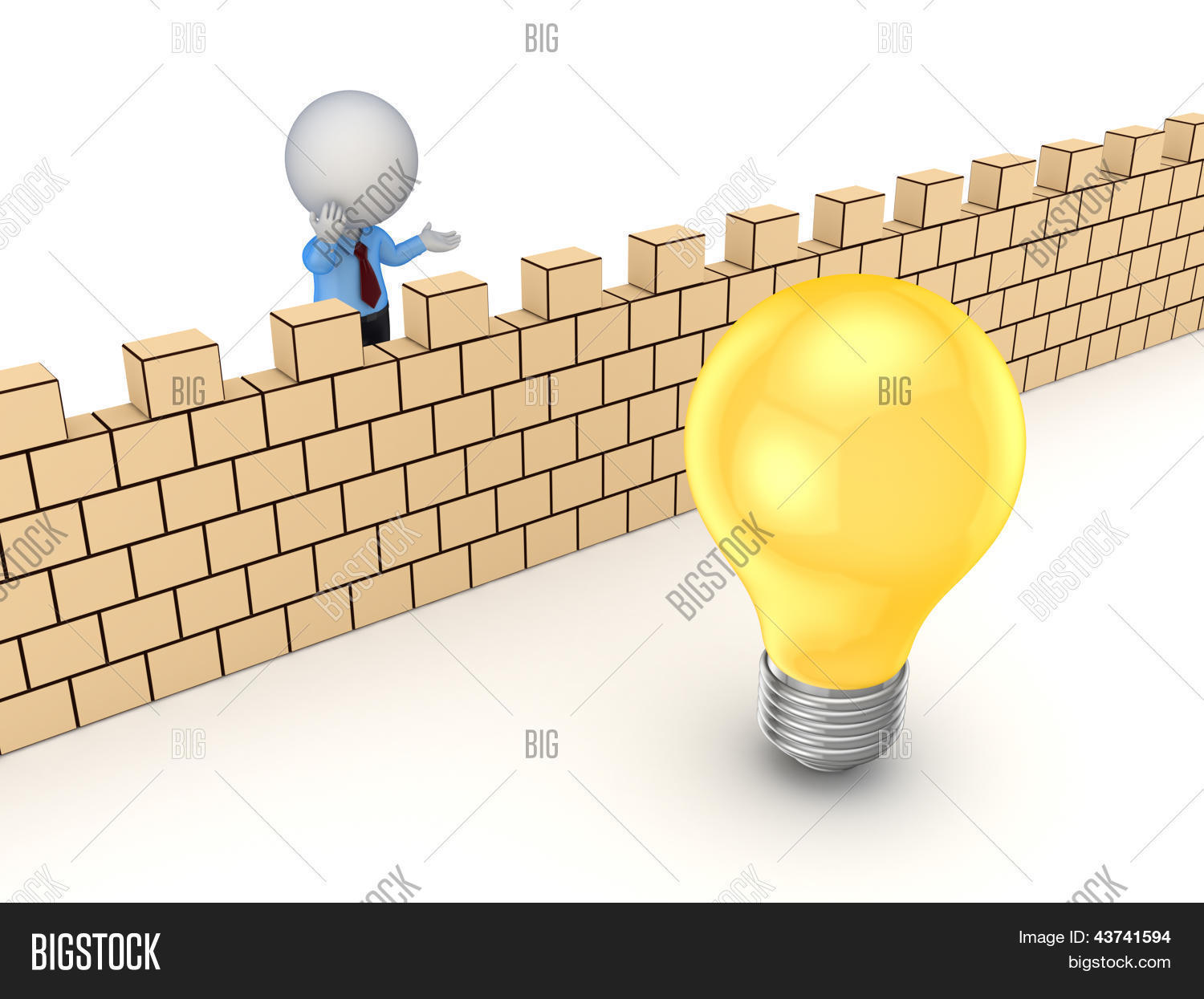 3d Small Person Behind Image & Photo (Free Trial) | Bigstock