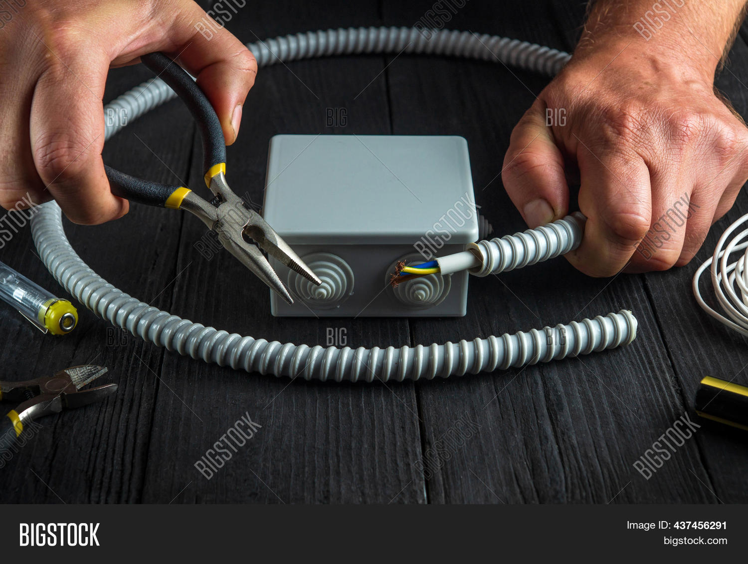 Installing Cable Wire Image & Photo (Free Trial) | Bigstock