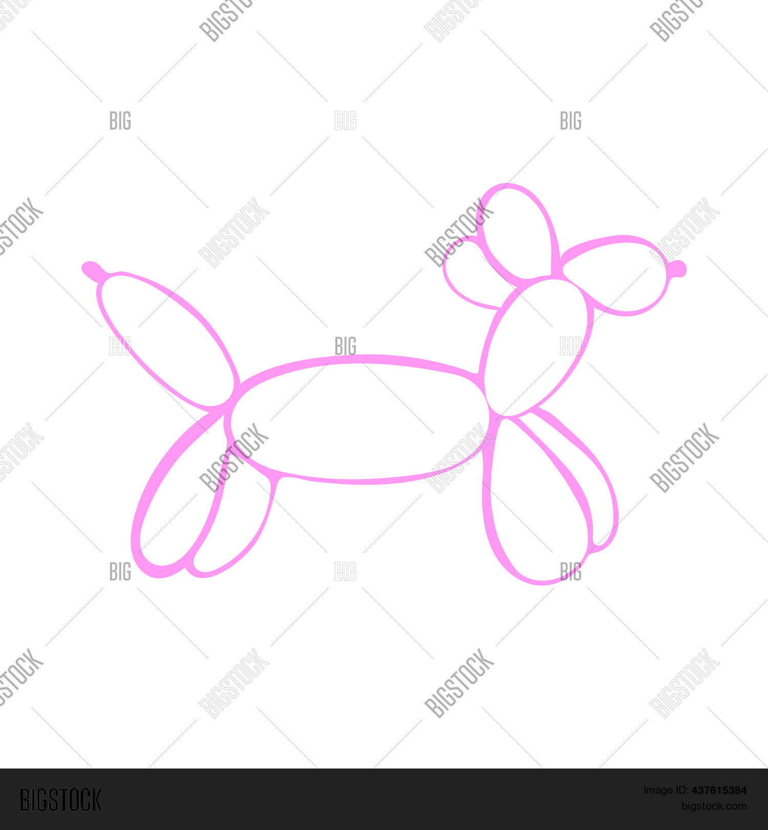 Cartoon Balloon Dog. Vector & Photo (Free Trial) | Bigstock