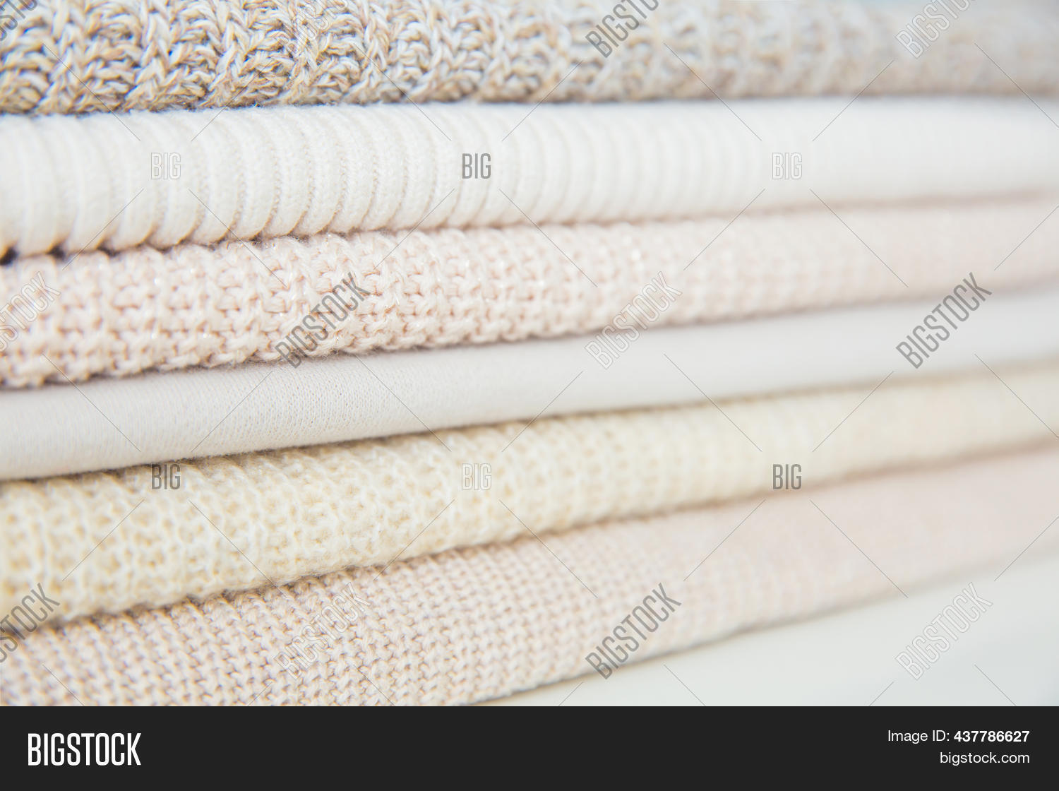 Stack Beige Things, Image & Photo (Free Trial) | Bigstock