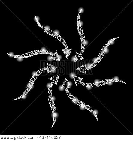 Flare Crossing Mesh Vector & Photo (Free Trial) | Bigstock