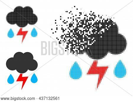 Burst Pixelated Vector & Photo (Free Trial) | Bigstock