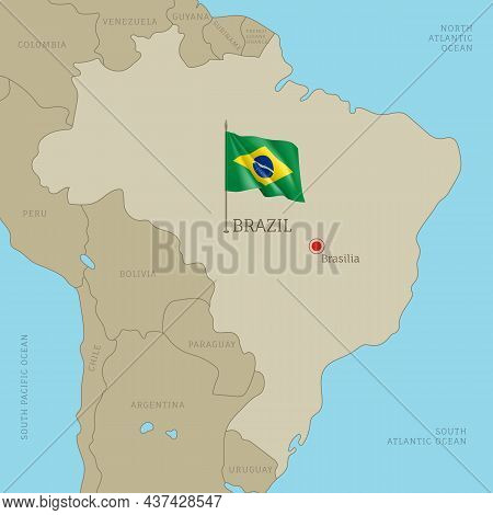 High Detailed Brazil Vector & Photo (Free Trial) | Bigstock