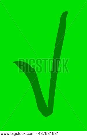 Green Pass Tick Green Vector & Photo (Free Trial) | Bigstock