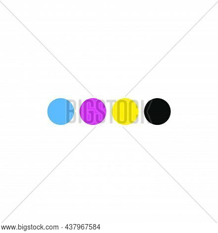 Cmyk Colours Dots Vector & Photo (Free Trial) | Bigstock