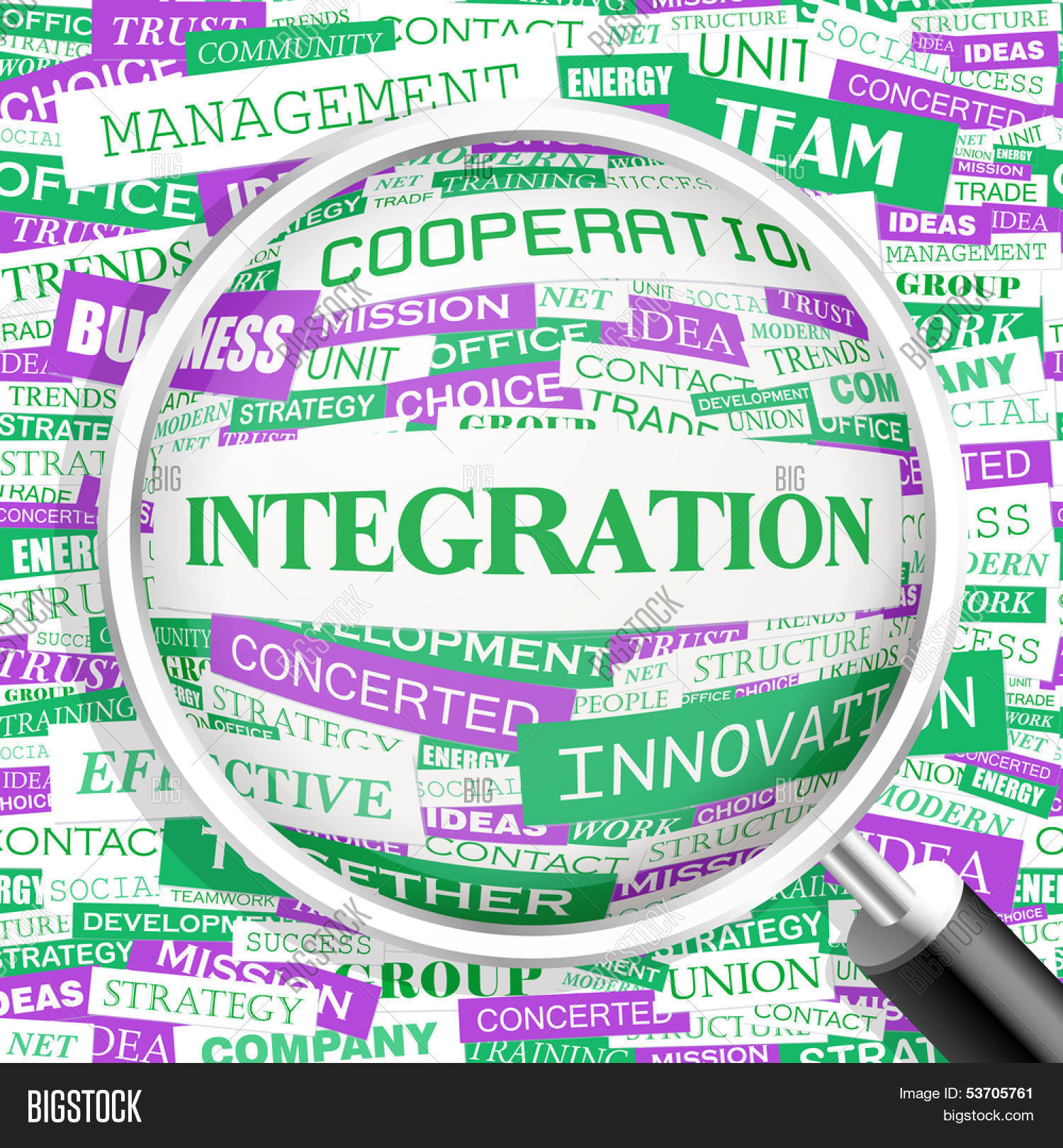 INTEGRATION. Vector & Photo (Free Trial) | Bigstock