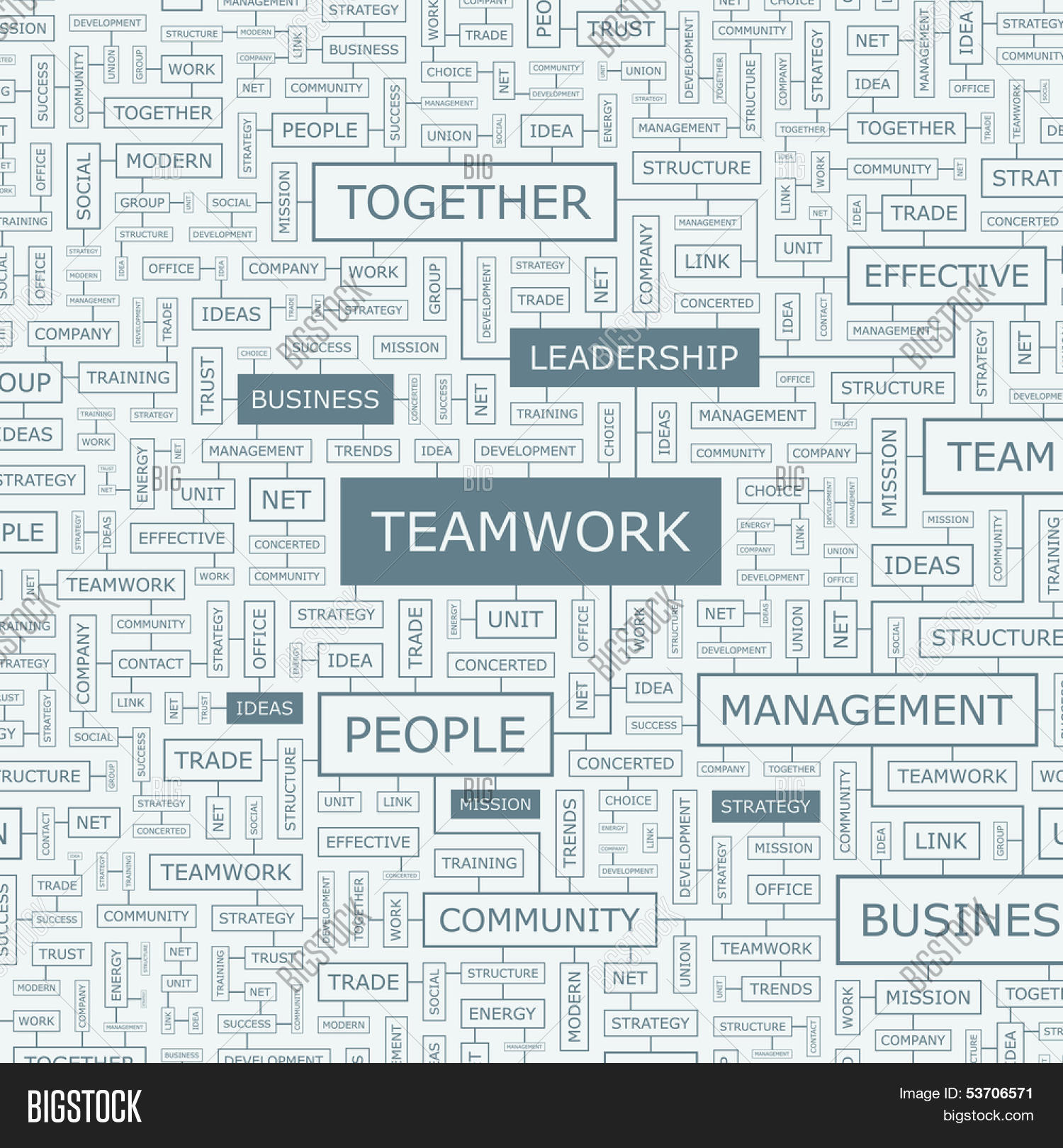 TEAMWORK. Word Cloud Vector & Photo (Free Trial) | Bigstock