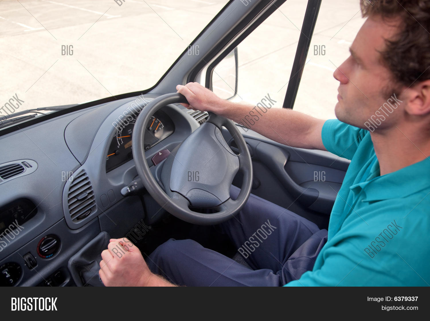 Van Driver Right Hand Image & Photo (Free Trial) | Bigstock