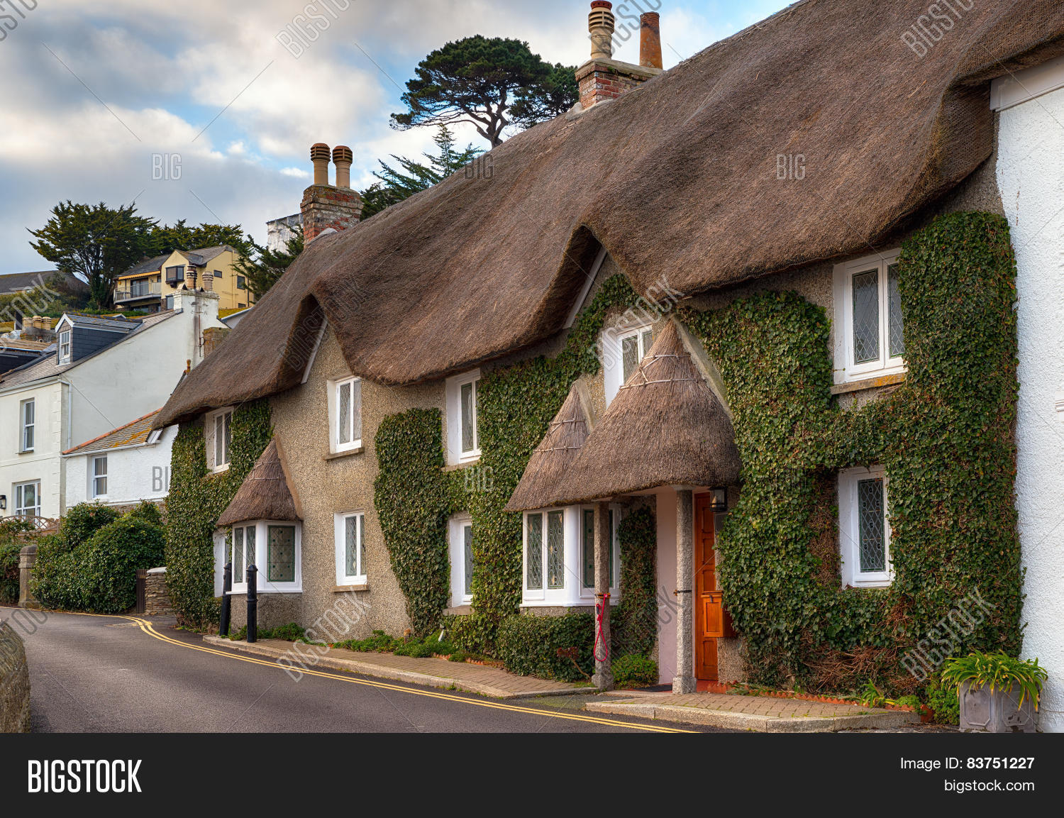 Thatched Cottages Image & Photo (Free Trial) | Bigstock