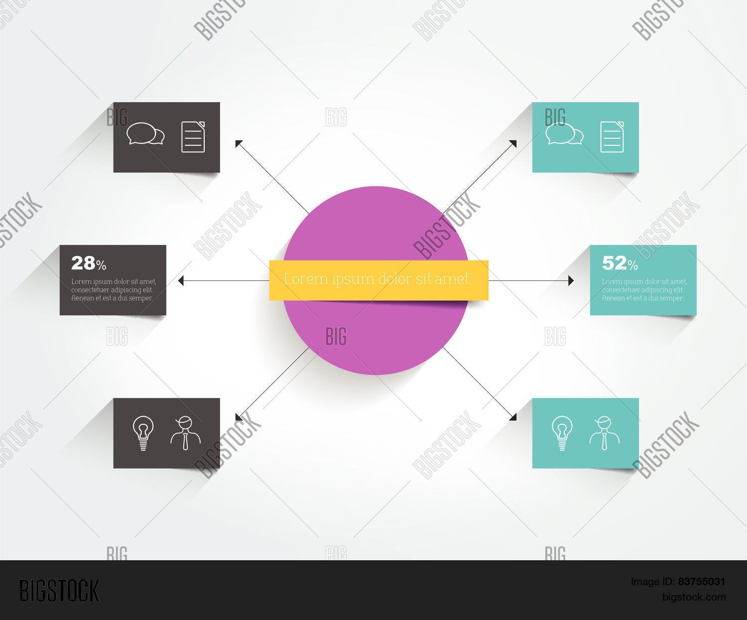 Flowchart Tab. Vector & Photo (Free Trial) | Bigstock