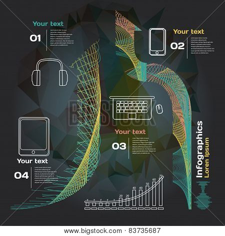 Infographics Sound Vector & Photo (Free Trial) | Bigstock