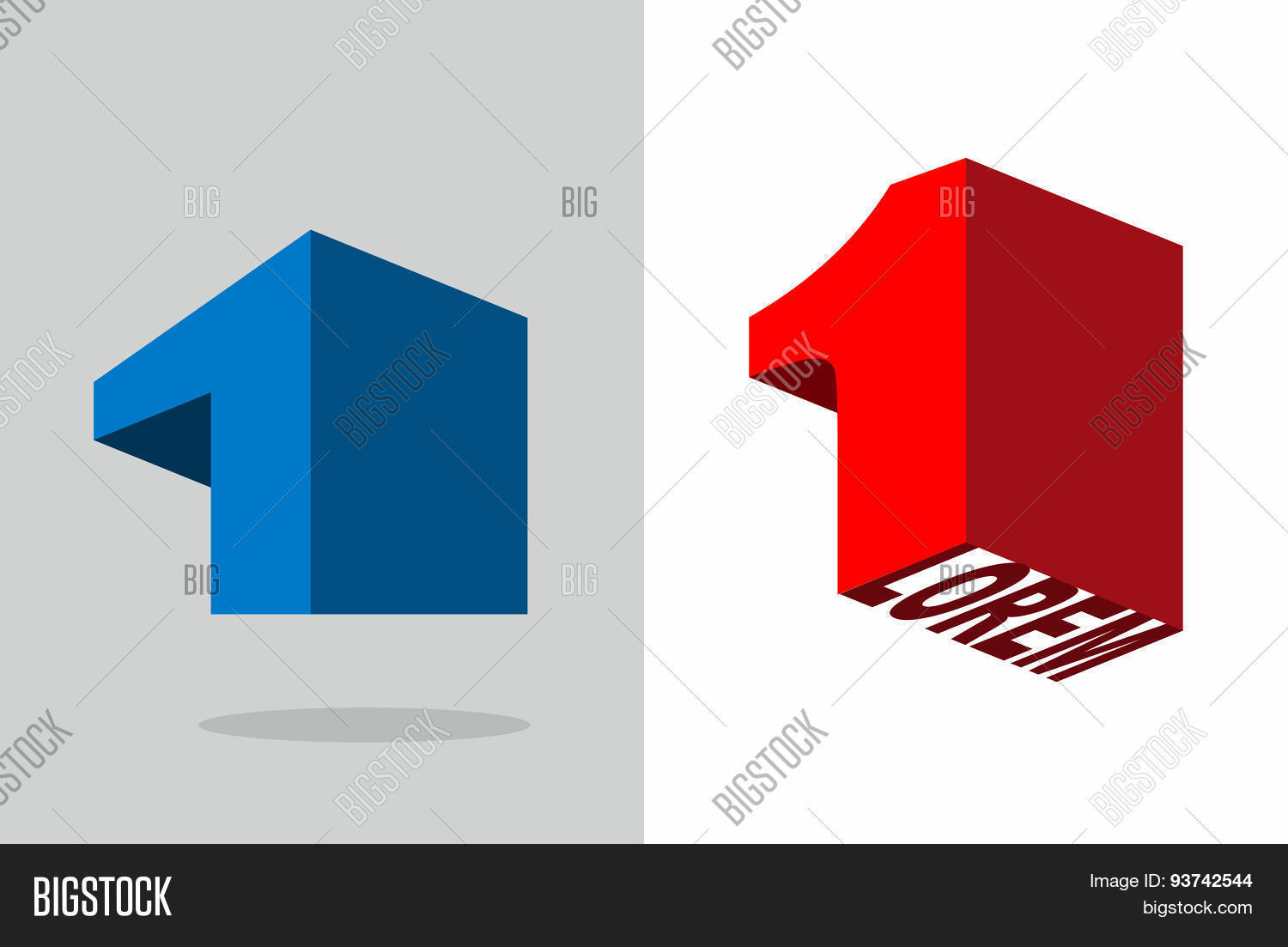 Number One. Logo 3D Vector & Photo (Free Trial) | Bigstock