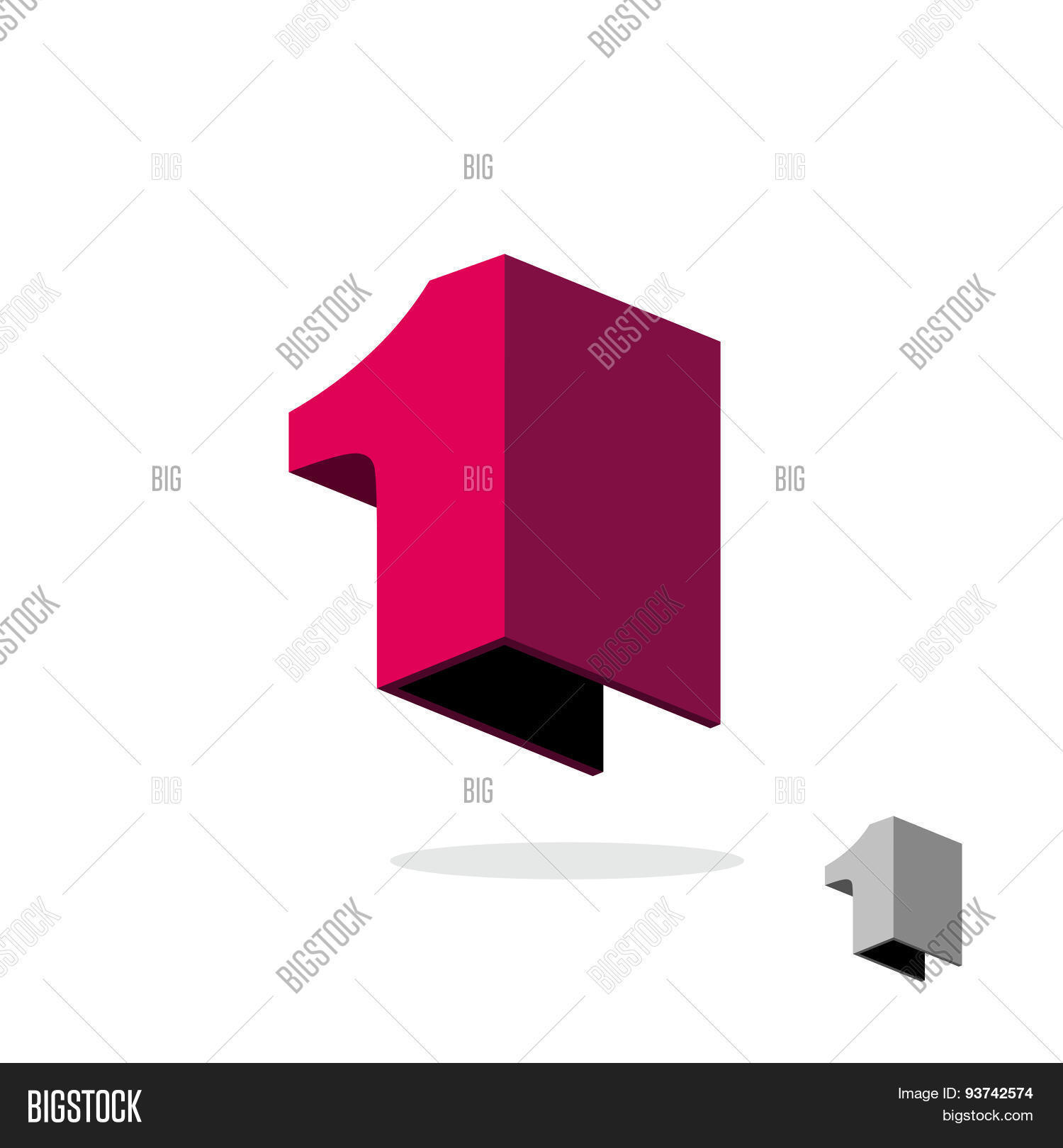 Number One. Logo 3D Vector & Photo (Free Trial) | Bigstock