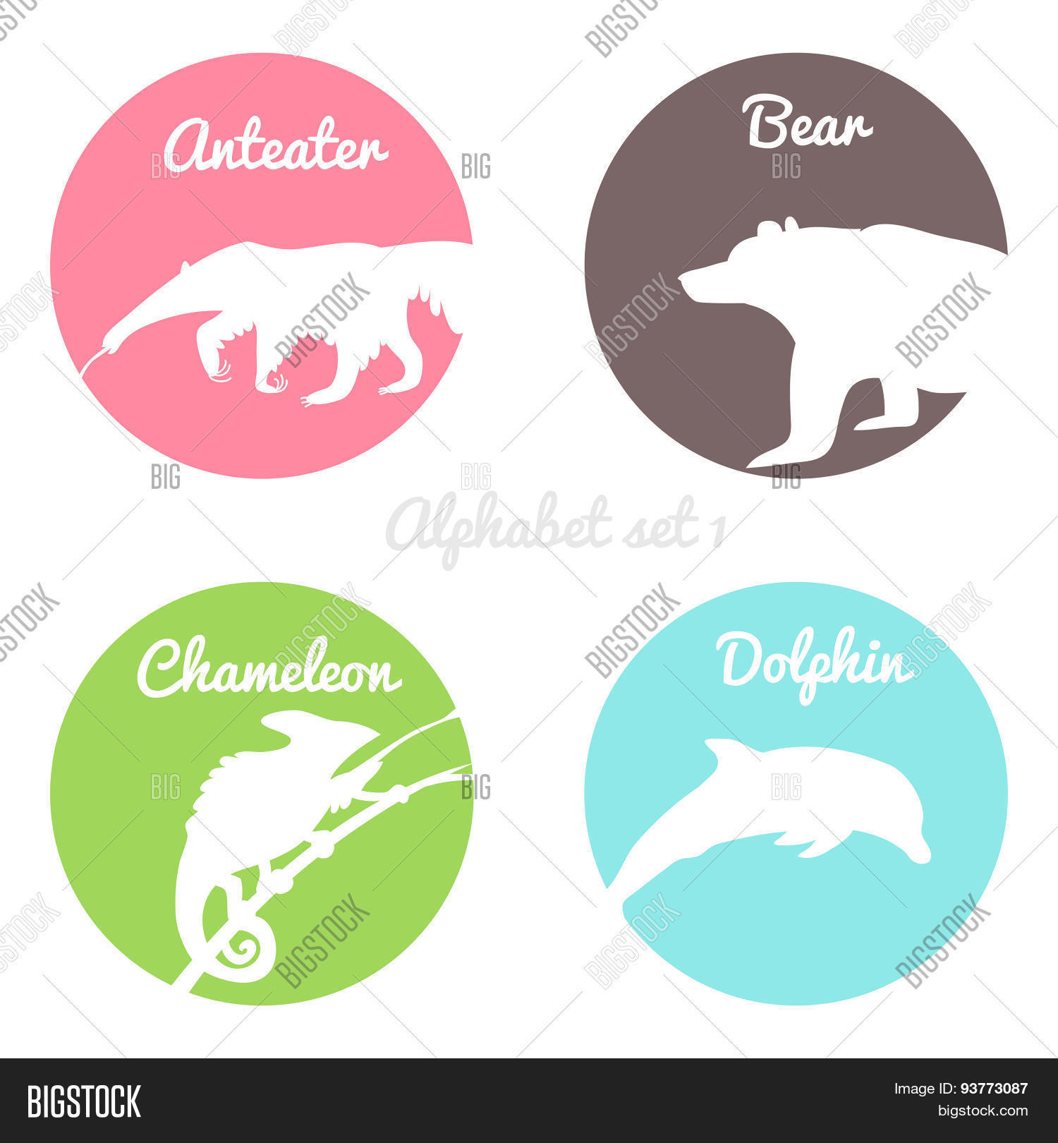 Color Animals Vector & Photo (Free Trial) | Bigstock