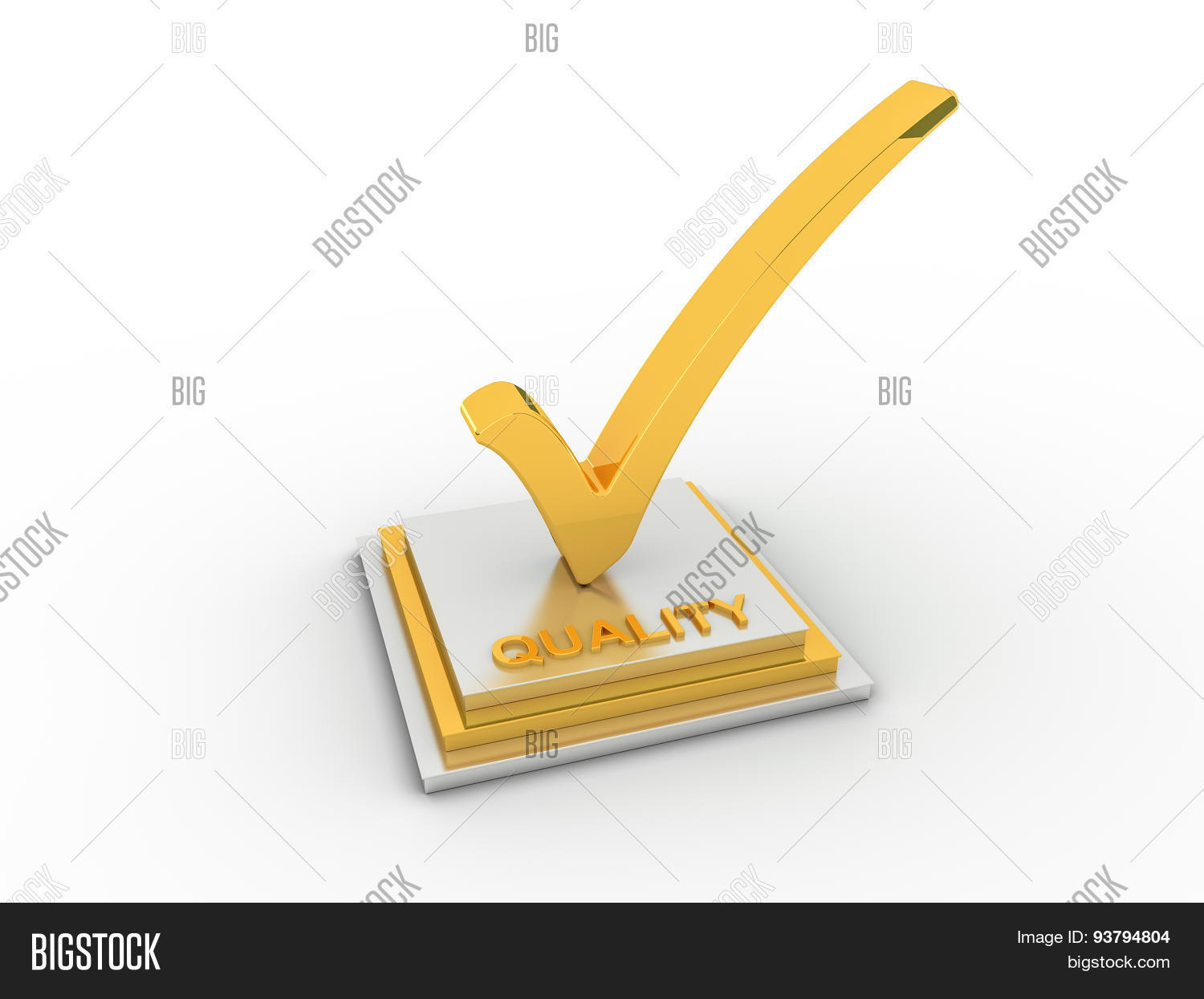 Golden Check Mark Icon Image & Photo (Free Trial) | Bigstock
