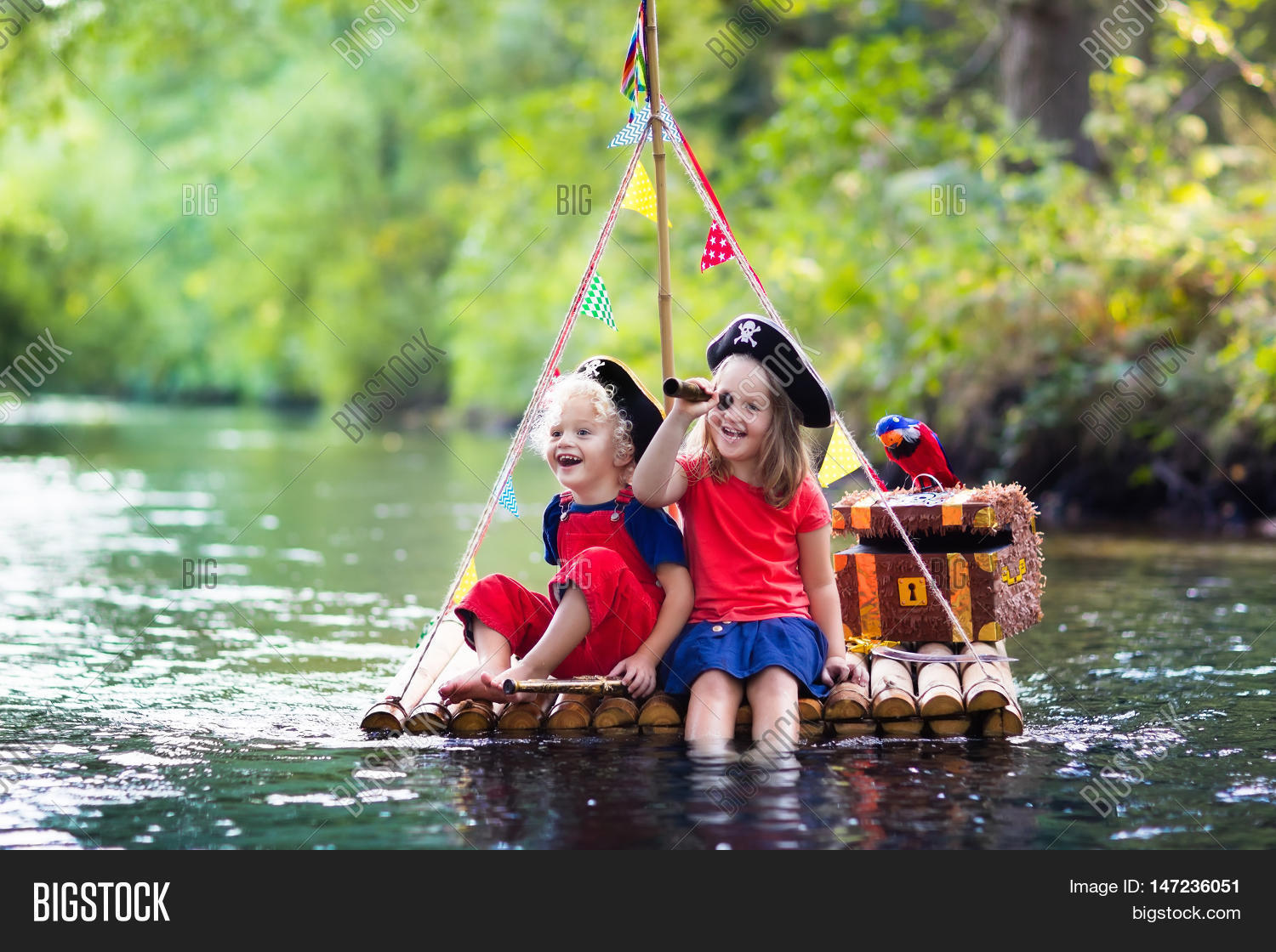 Kids Dressed Pirate Image & Photo (Free Trial) | Bigstock