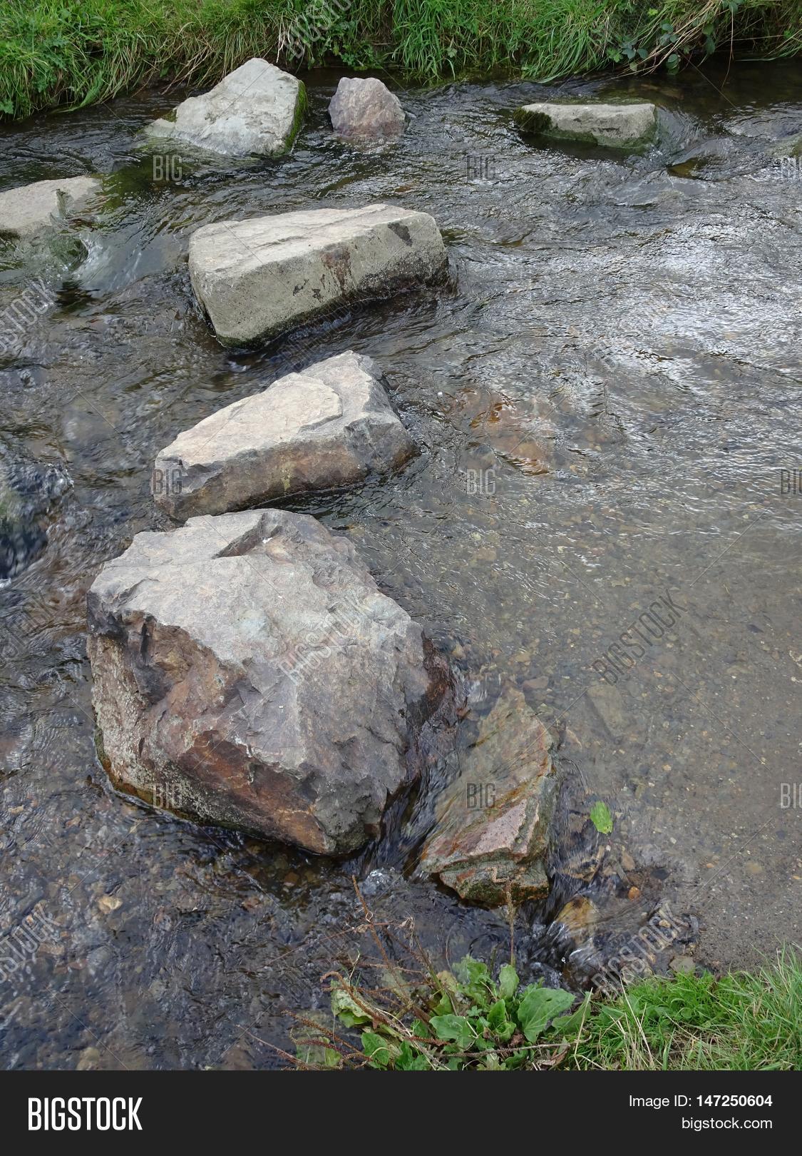 Stepping Stones Across Image & Photo (Free Trial) | Bigstock