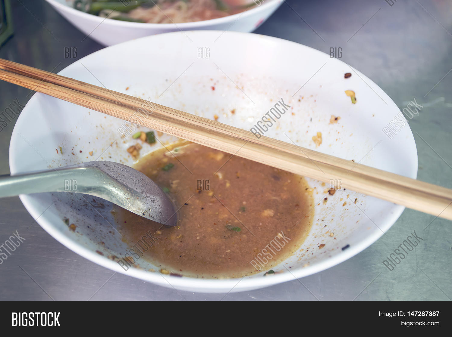 Empty Noodle Food Bowl Image & Photo (Free Trial) | Bigstock