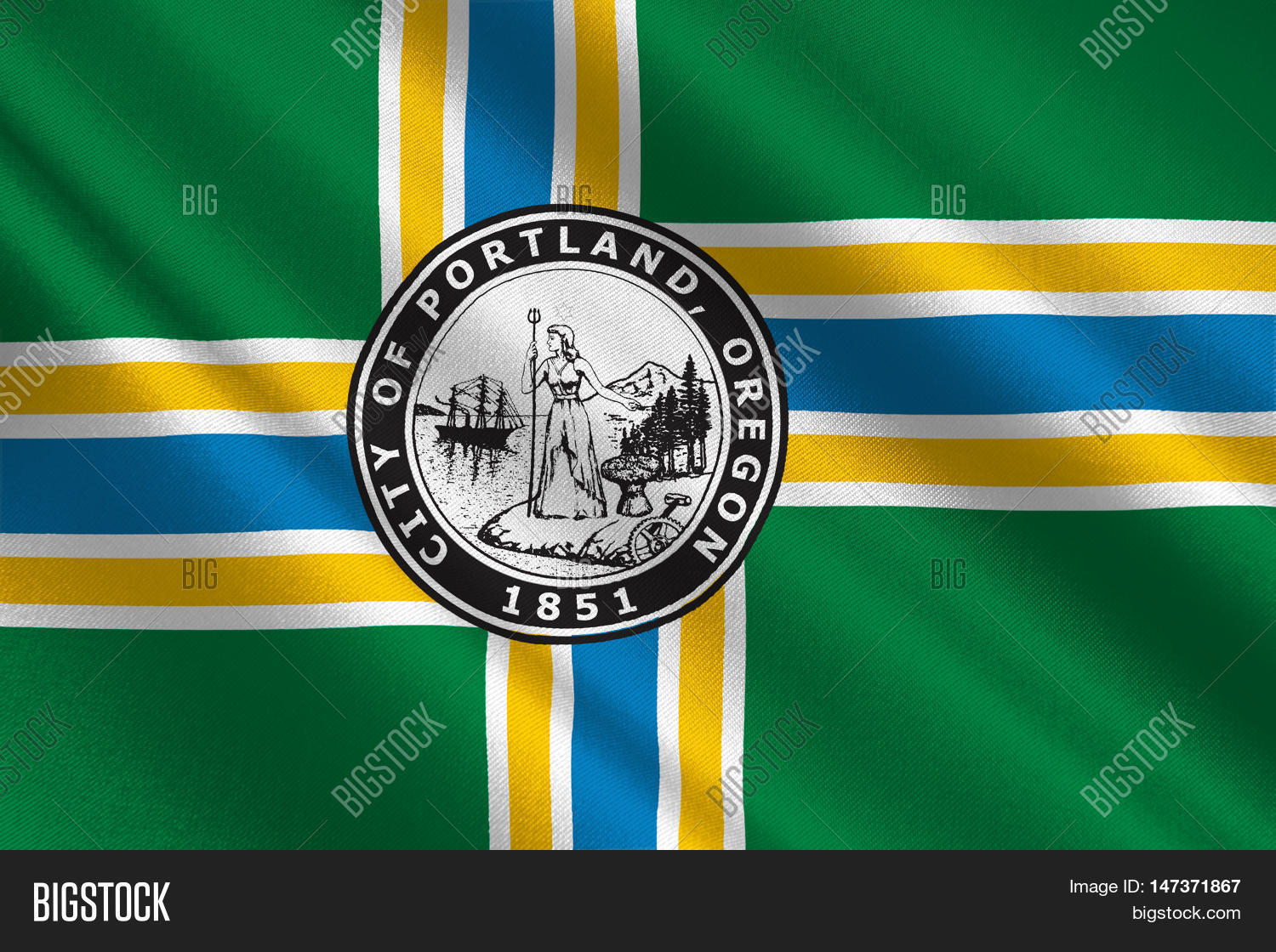 Flag Portland State Image & Photo (Free Trial) | Bigstock