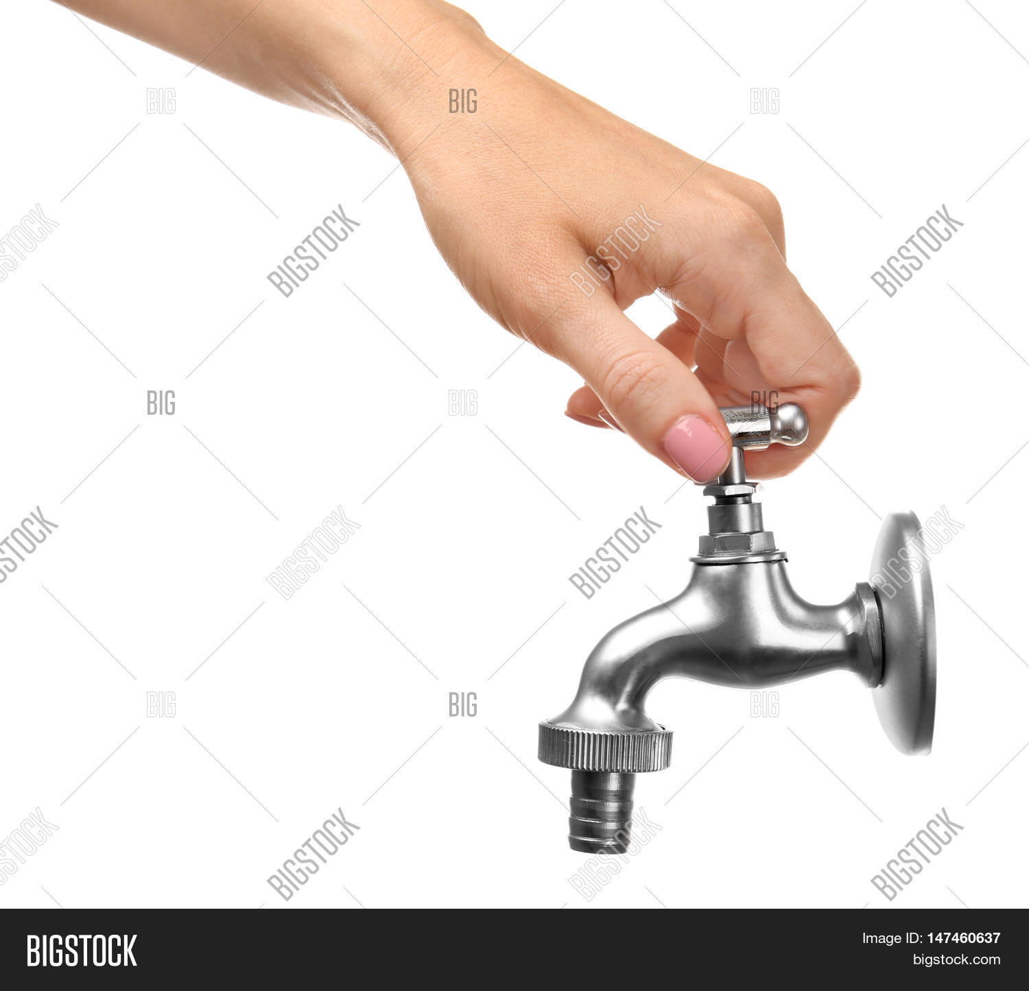 Female Hand Turning Image & Photo (Free Trial) | Bigstock