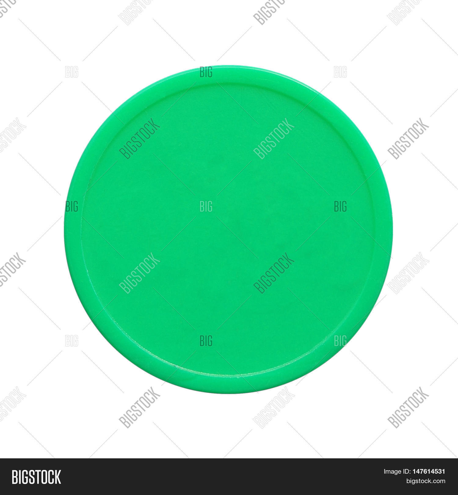Green Plastic Token Image & Photo (Free Trial) | Bigstock