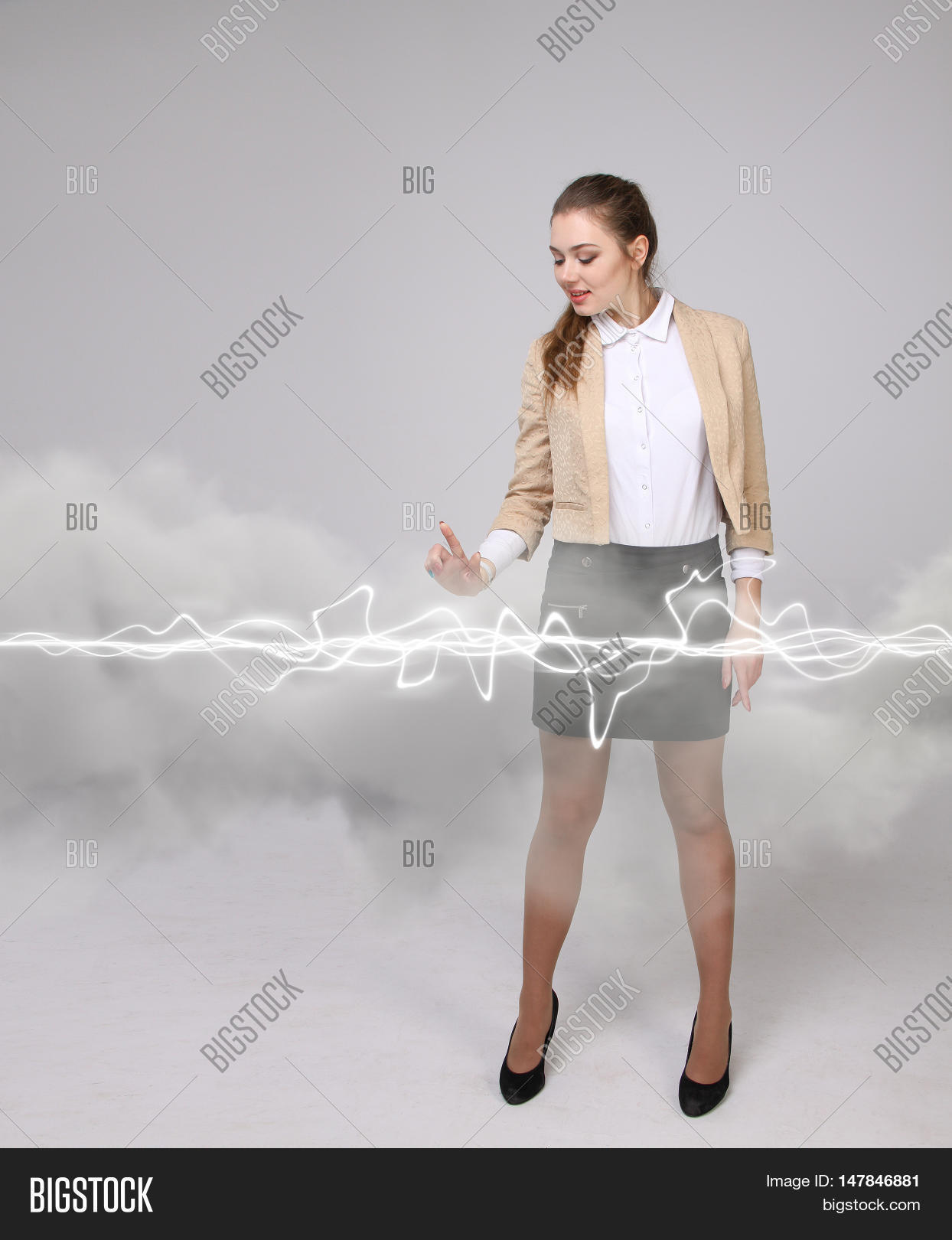 Woman Making Magic Image & Photo (Free Trial) | Bigstock