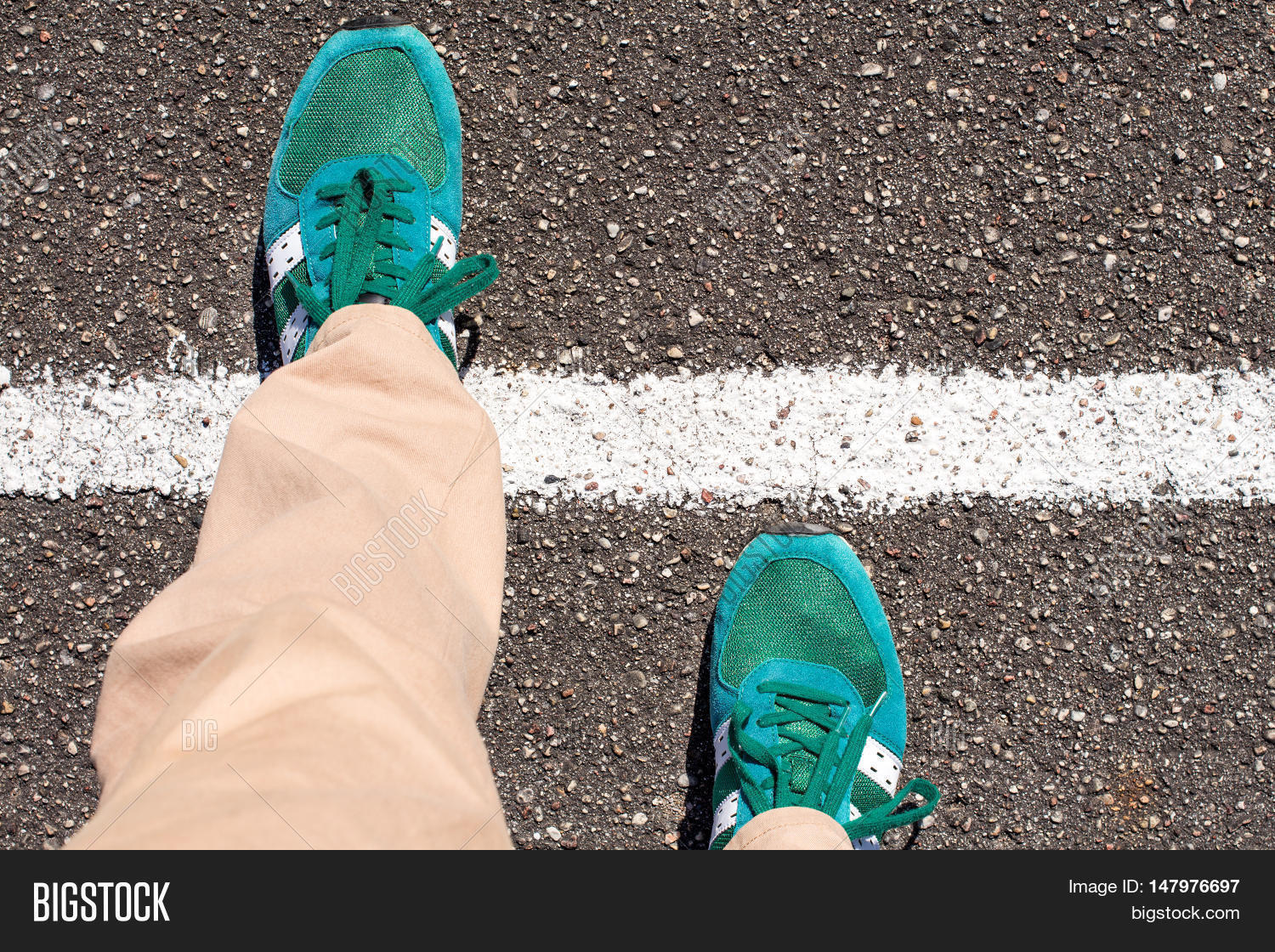 Pair Feet Taking Step Image & Photo (Free Trial) | Bigstock
