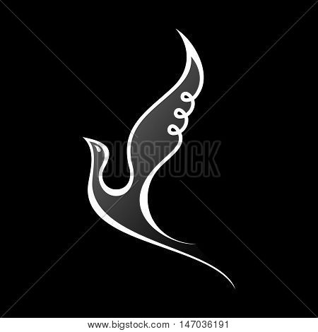 Bird Taking Off. Line Vector & Photo (Free Trial) | Bigstock