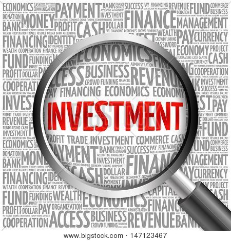 Investment Word Cloud Image & Photo (Free Trial) | Bigstock