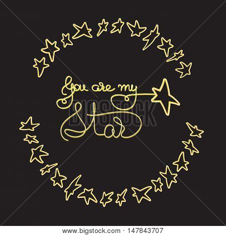 You My Star. Romantic Vector & Photo (Free Trial) | Bigstock